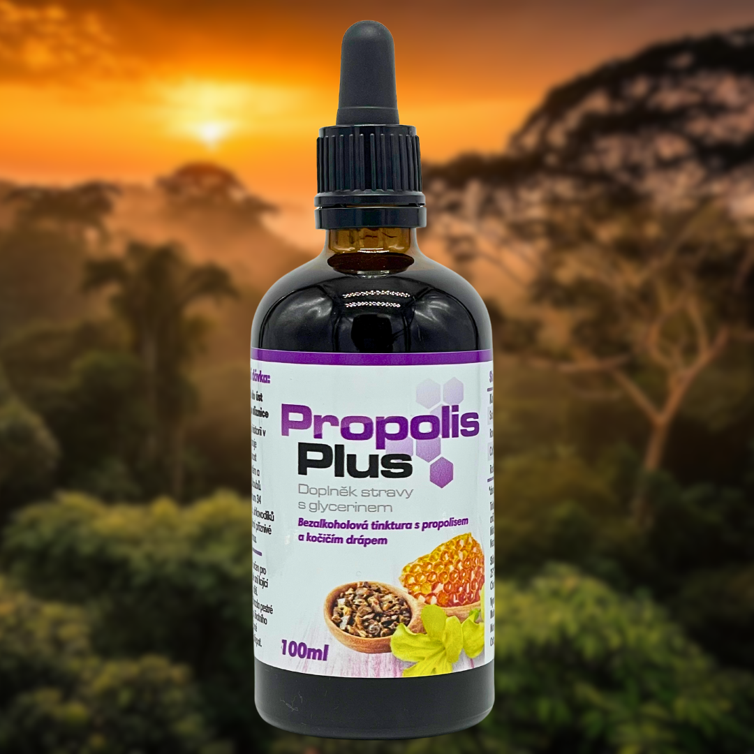 Propolis Plus: propolis a kočičího dráp pro přirozené blaho